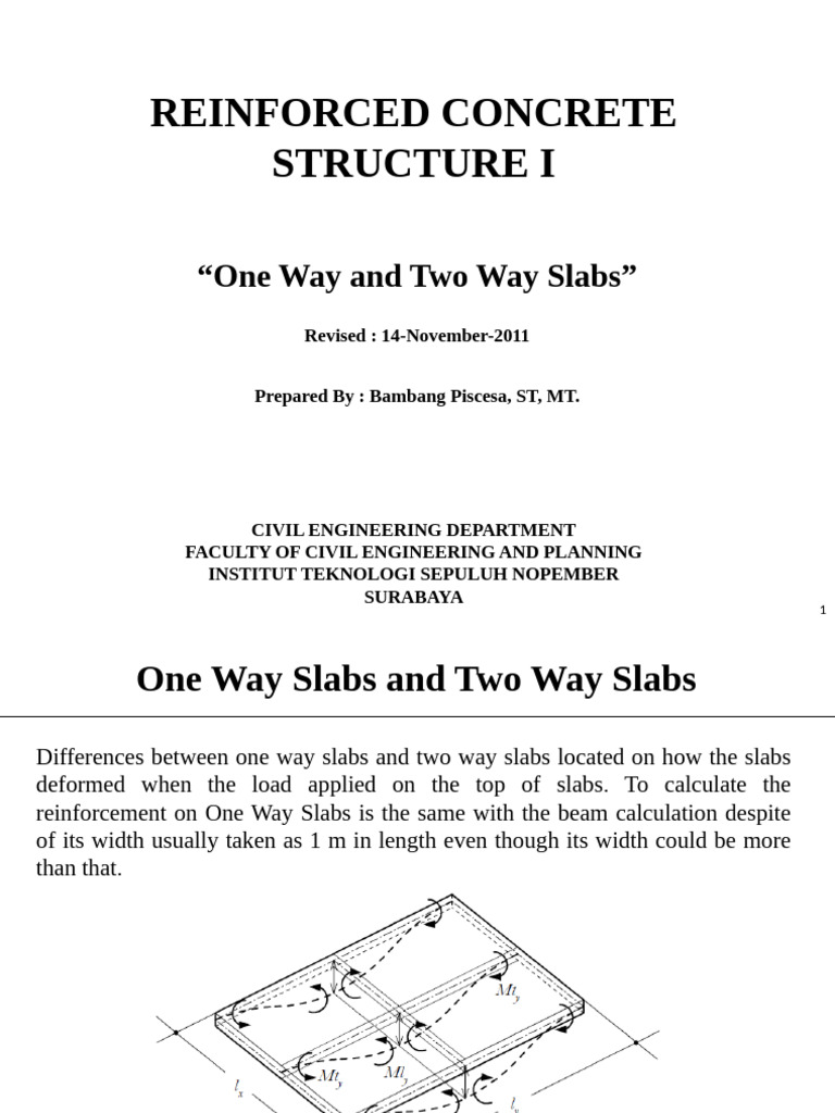 12. One Way and Two Way Slabs | PDF | Beam (Structure) | Building ...
