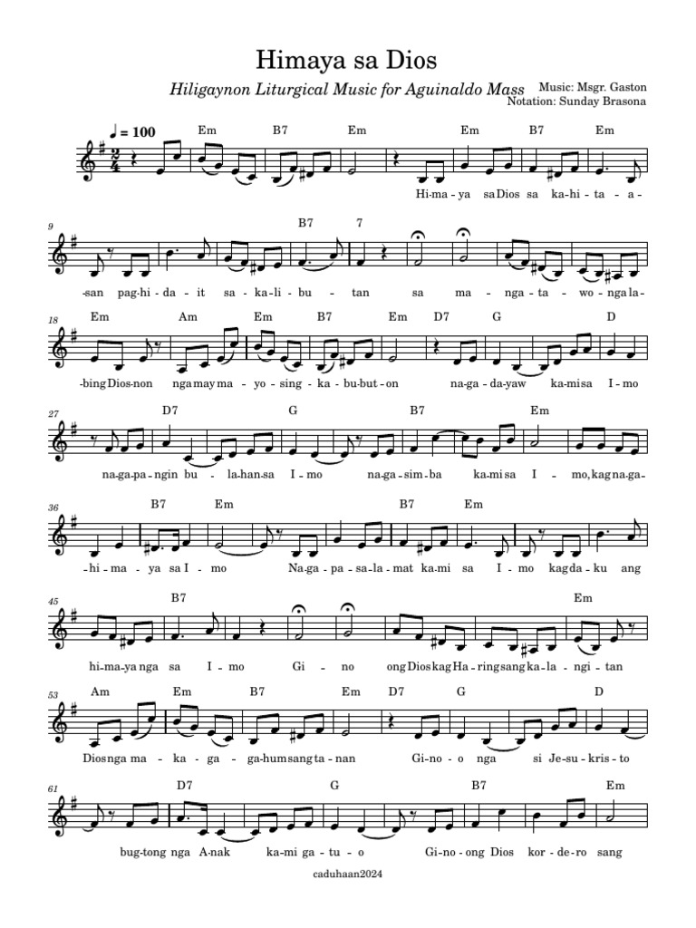 Himaya Sa Dios | PDF