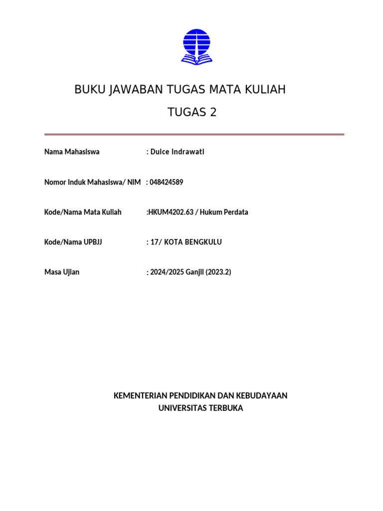 Hukum Perdata 2 | PDF