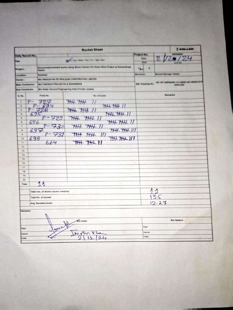 Bucket Sheet - 2024 - 12 - 03 - 12 - 07 - 12 - 694 | PDF