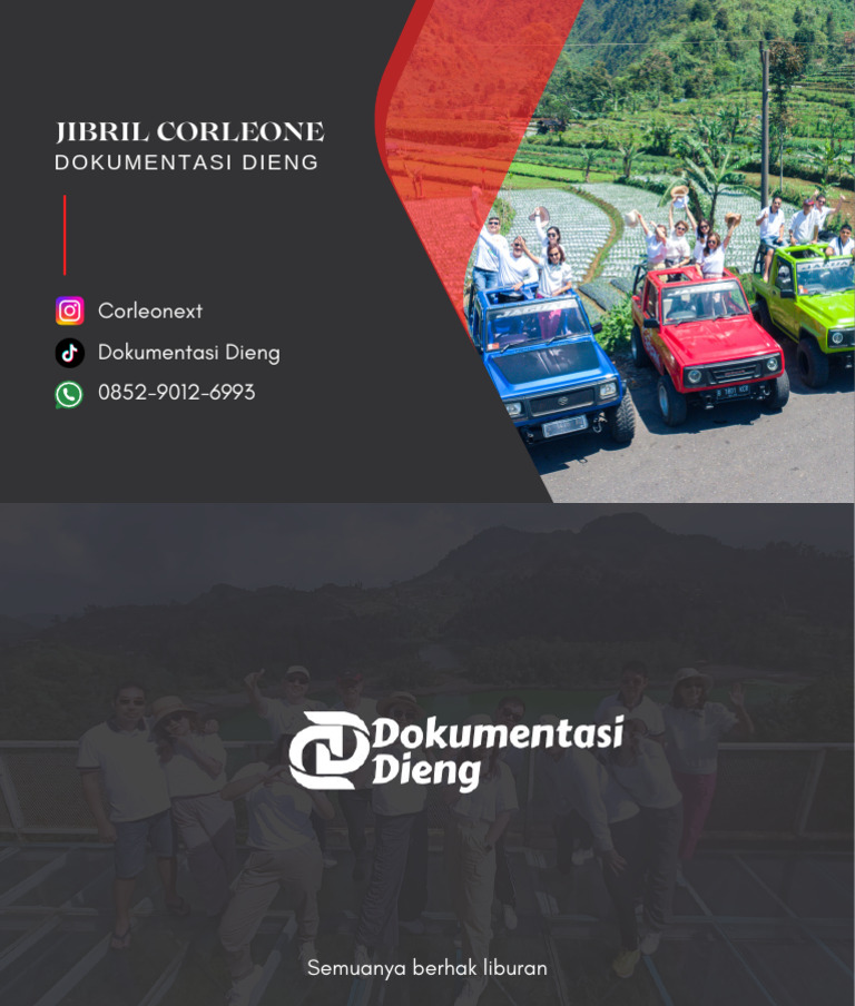 Kartu Nama Dokumentasi Dieng | PDF