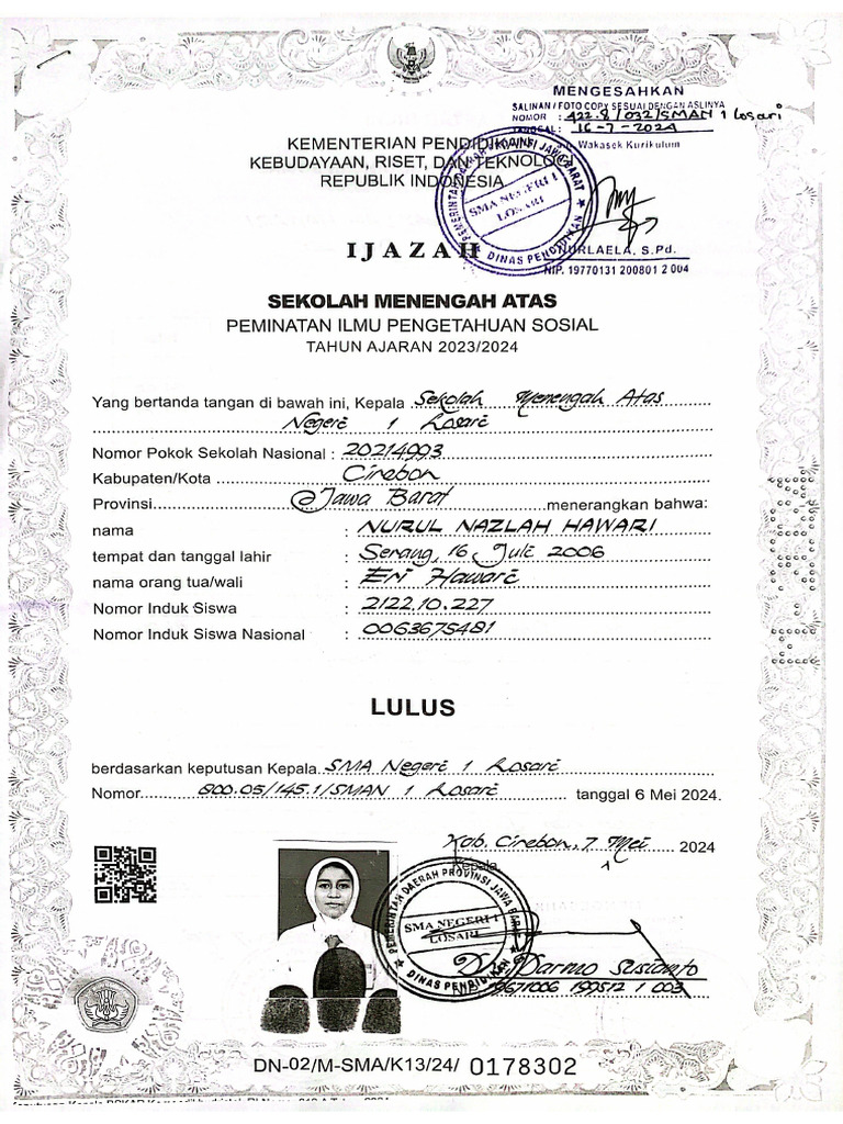 FC Ijazah Legalisir | PDF