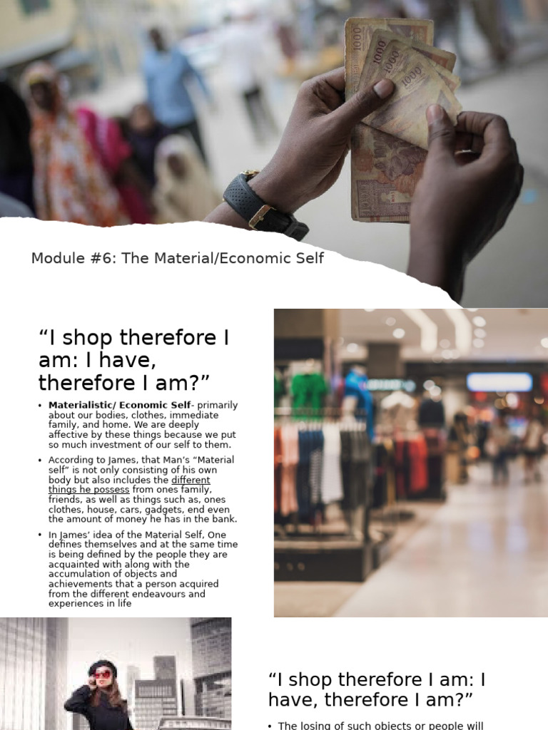 UTS Module 6-8 (Autosaved) | PDF | Identity (Social Science) | Consumerism