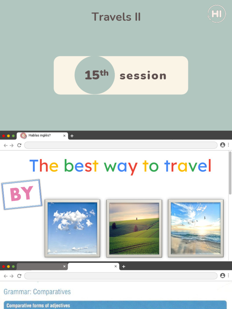 Travel Comparatives and Vocabulary Guide | PDF | Public Services ...