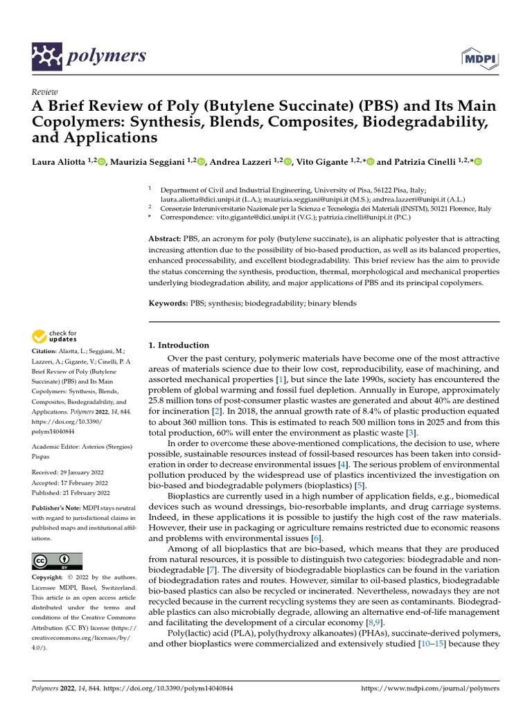 polymers-14-00844-v2 | PDF | Polymers | Differential Scanning Calorimetry