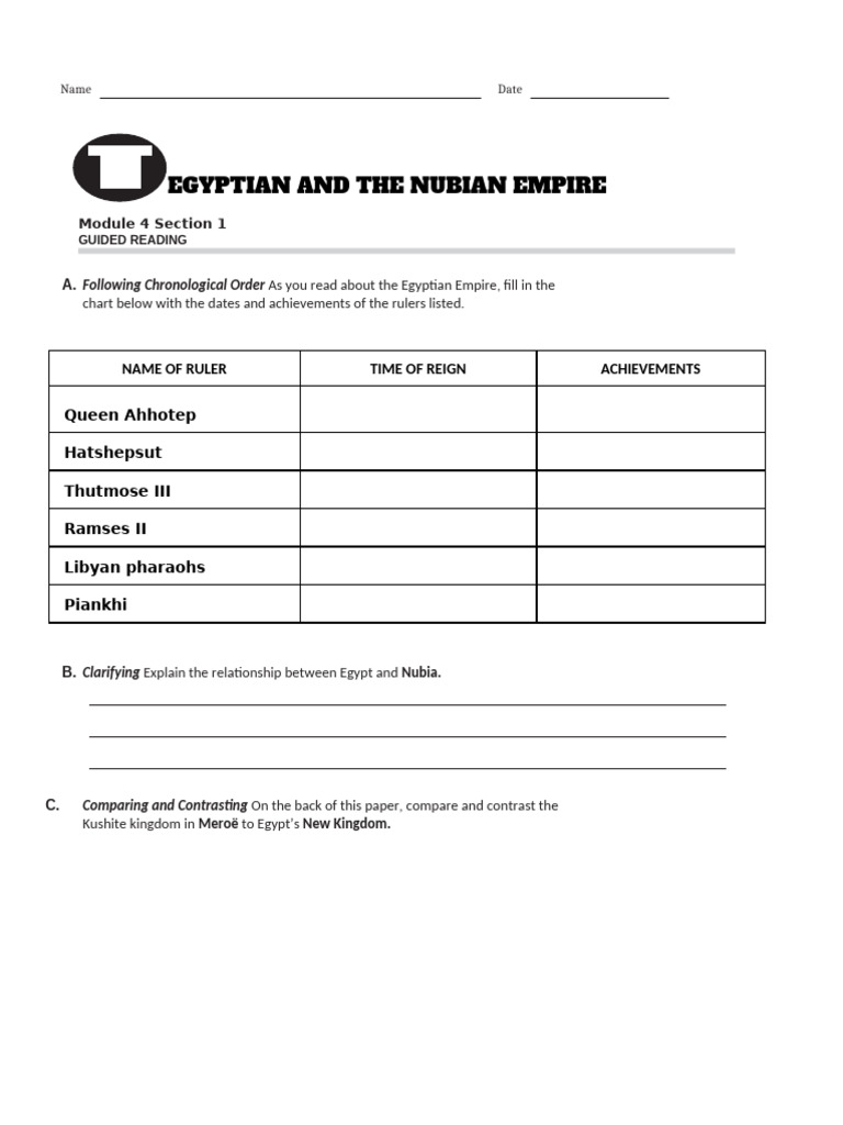 4-1 Guided Reading | PDF