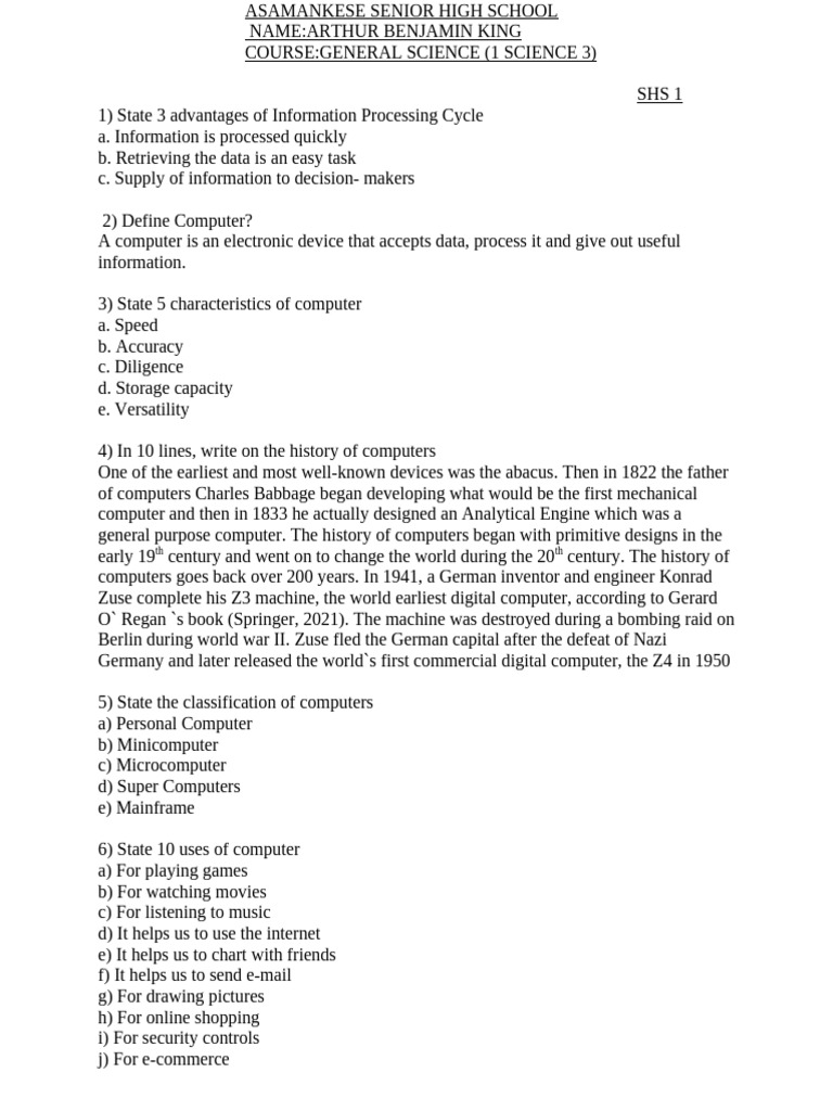 Asamankese Senior High School | PDF | Computer Virus | Dvd