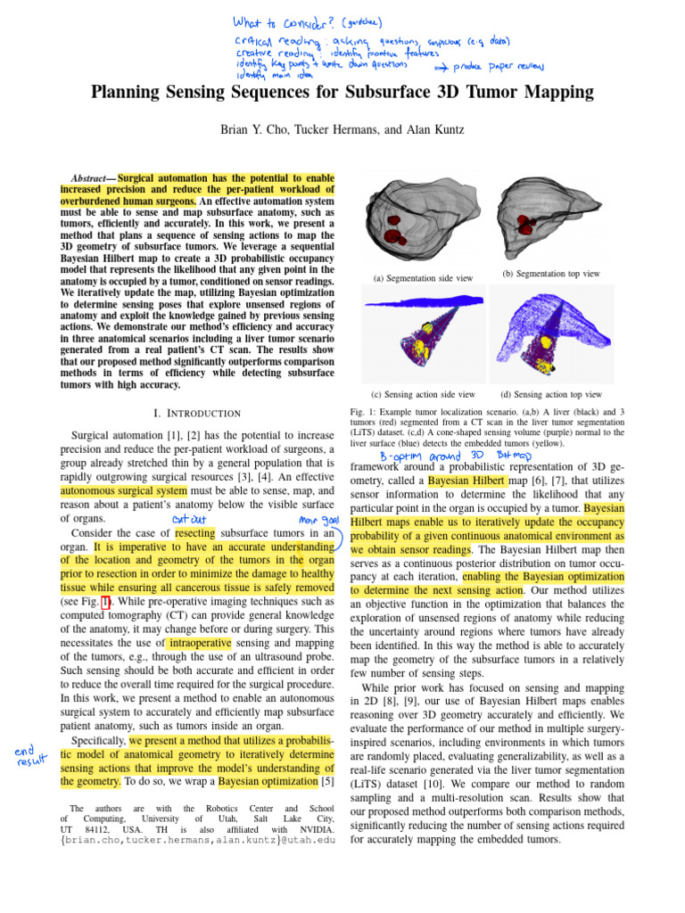 SubsurfaceTumorMapping | PDF | Bayesian Inference | Image Segmentation