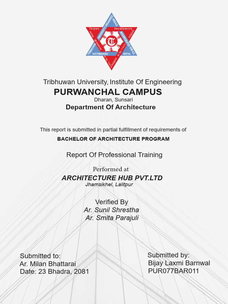 Final Practicum Report | PDF | Architect | Knowledge