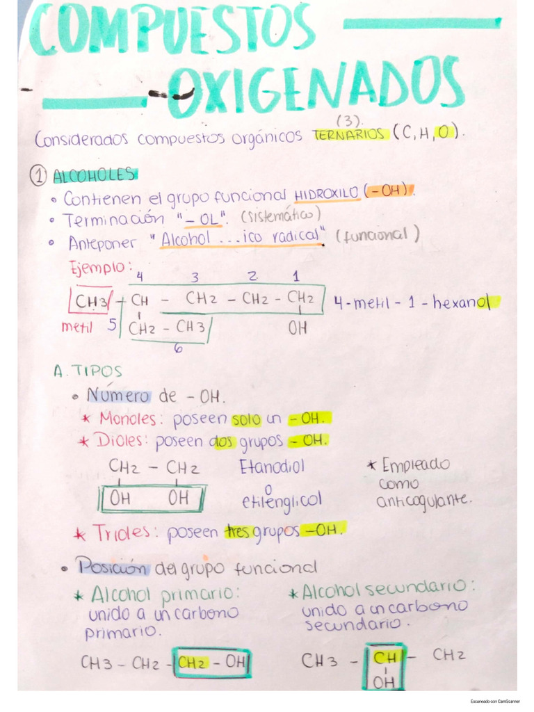 5. COMPUESTOS OXIGENADOS | PDF