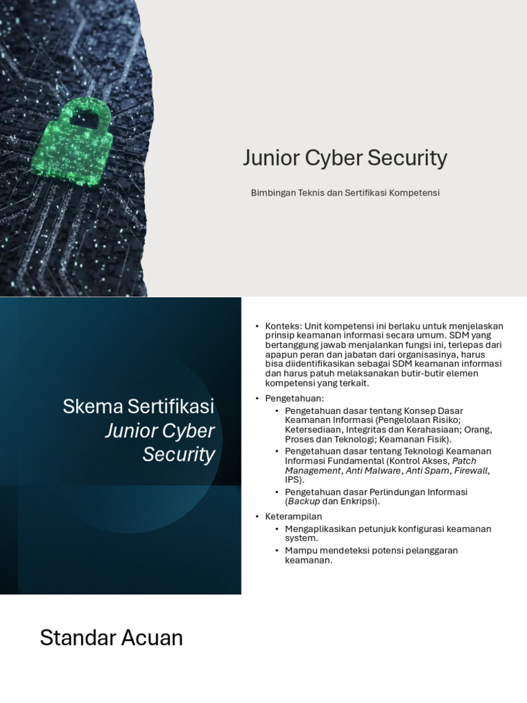 Kurikulum Pelatihan Junior Cyber Security | PDF