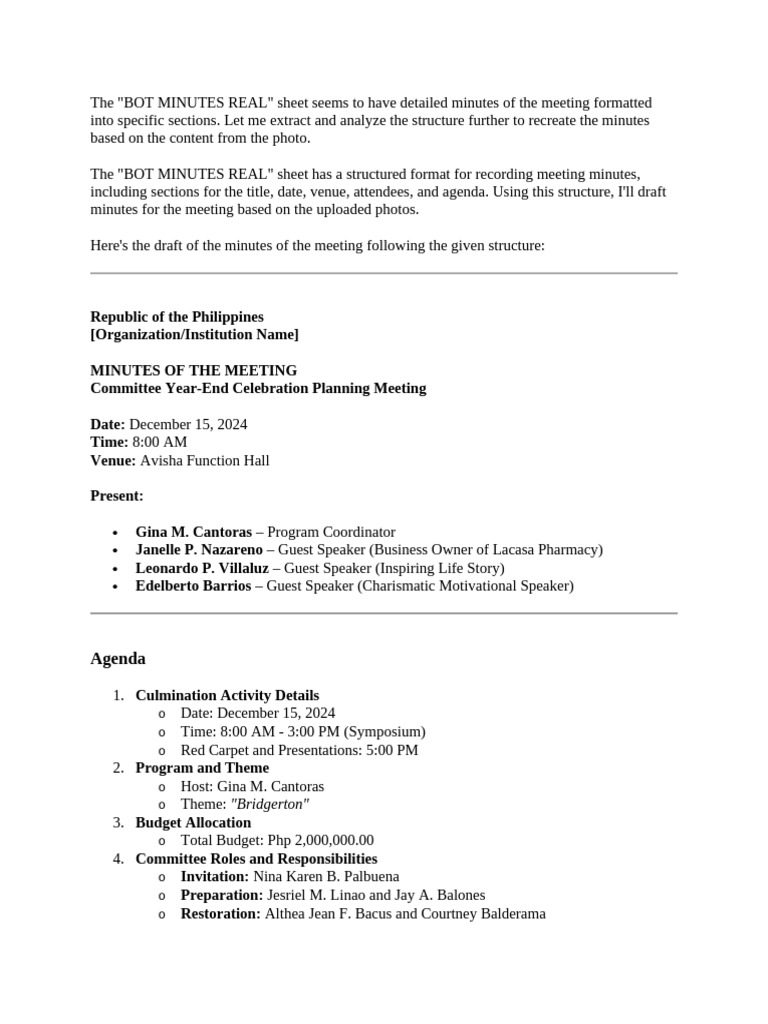 MINUTES | PDF