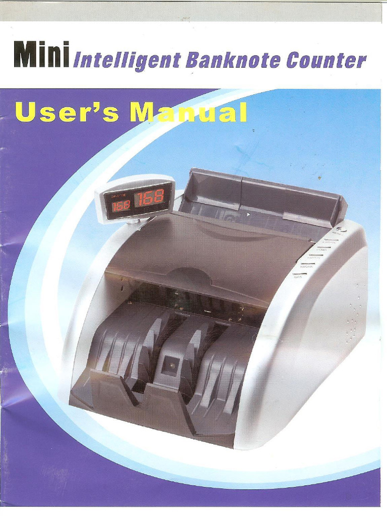 Mini Intelligent Banknote Counter User Guide | PDF