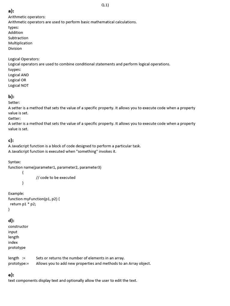 Updated unit test1 css answer | PDF | Boolean Data Type | Data Type