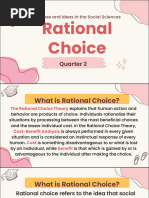 HUMSS 11 - (DISS) Rational Choice Theory | PDF