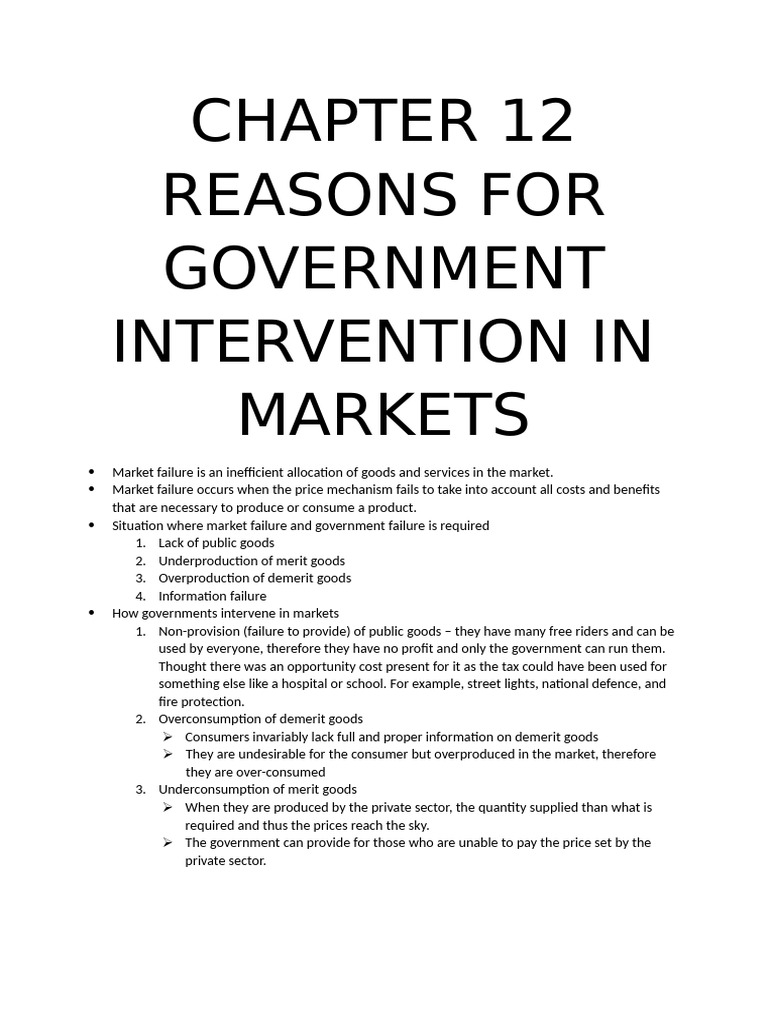 3 GOVERNMENT MICROECONOMIC INTERVENTION | PDF