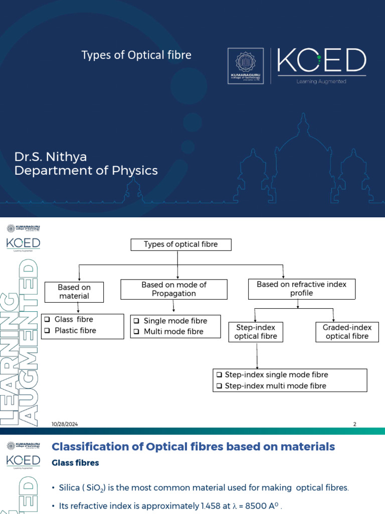 Module 8_Types of Optical Fibers | PDF | Optical Fiber | Fiber Optic ...