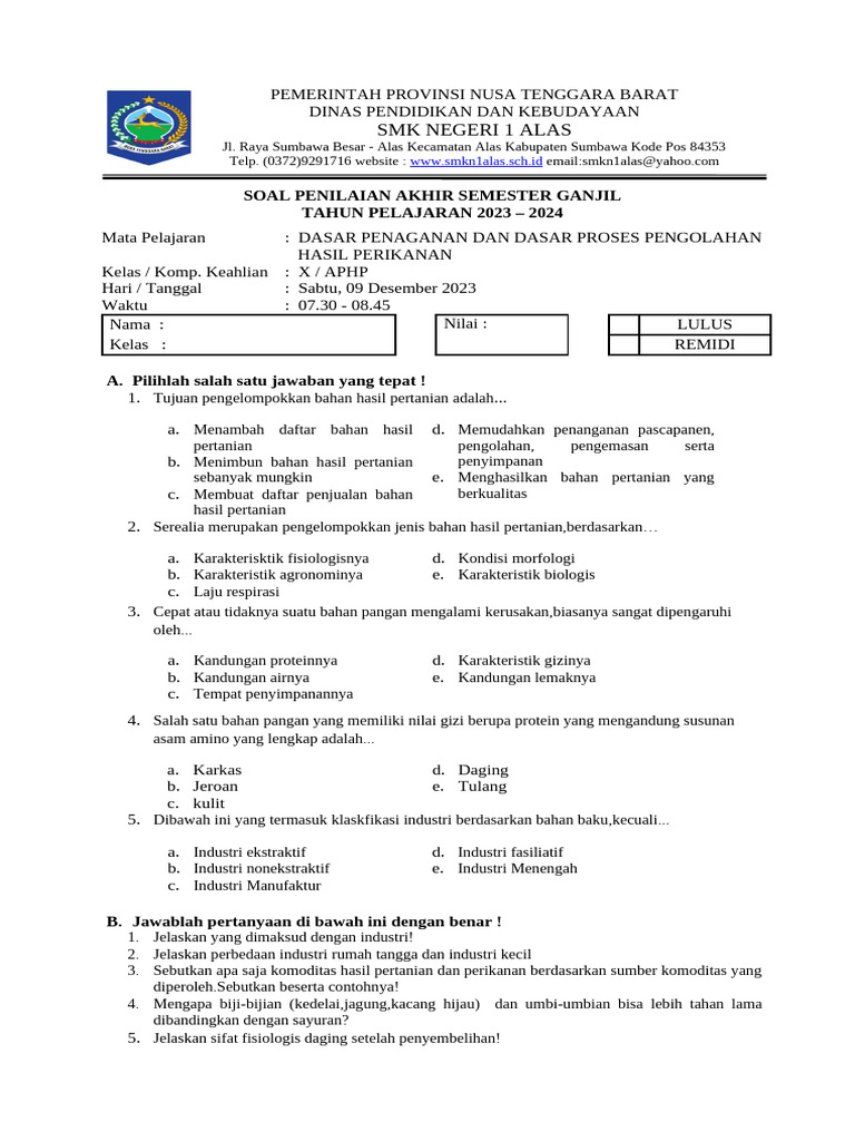 6. DASAR PENAGANAN DAN DASAR PROSES PENGOLAHAN HASIL PERIKANAN | PDF