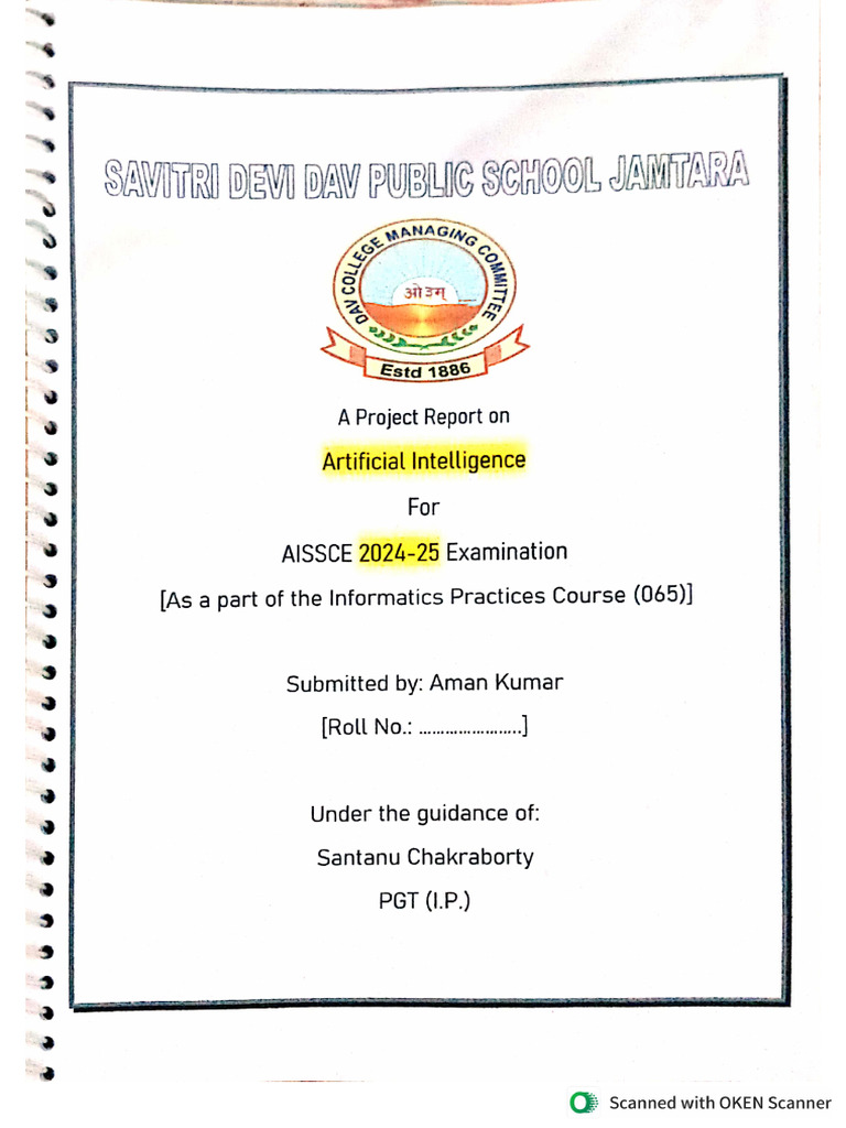 AI 12 Ip Practical | PDF