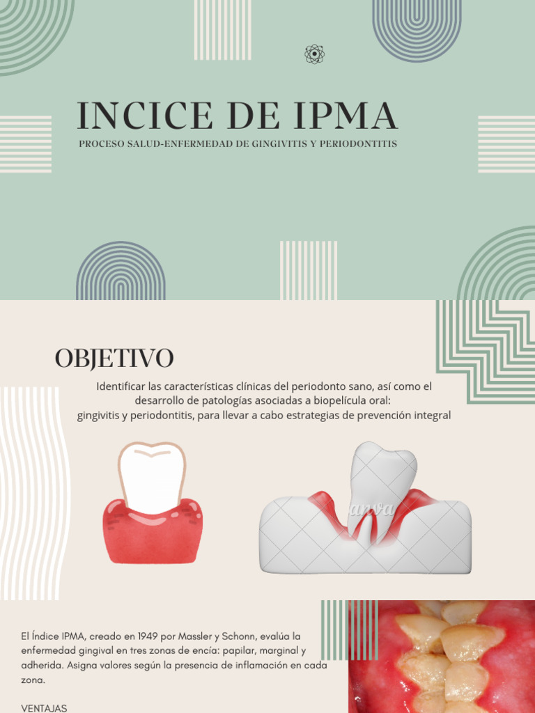 IPMA | PDF | Ramas de Odontología | Epidemiología