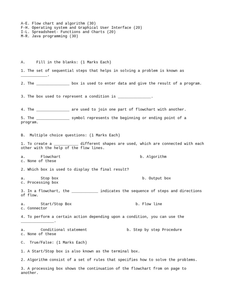 q-paper | PDF | Operating System | Spreadsheet