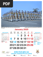 Itbp Wall Calendar-2025 | PDF | Hindu Worship | Indian Religions
