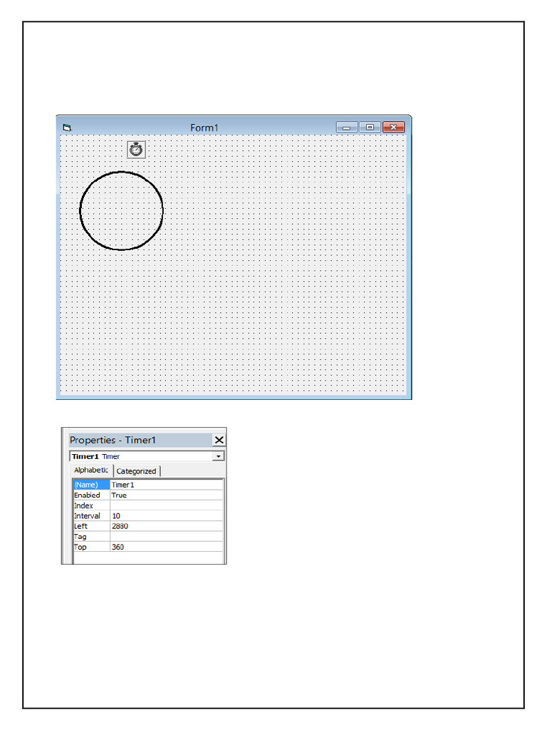 Bouncing Shape Form Code Example | PDF