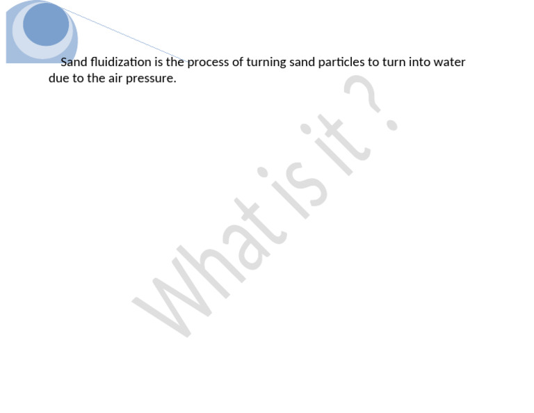 Sand Fluidization | PDF