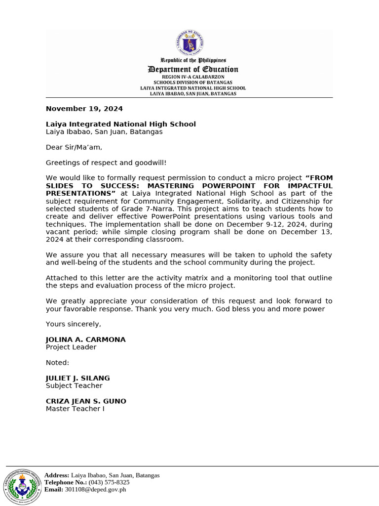 CESC-PERMIT | PDF | Microsoft Power Point | Communication