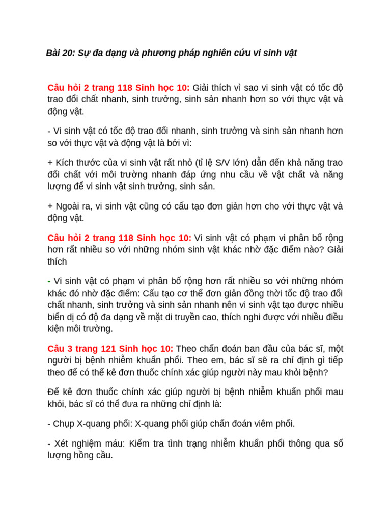 ĐỀ CƯƠNG HK II Sinh | PDF