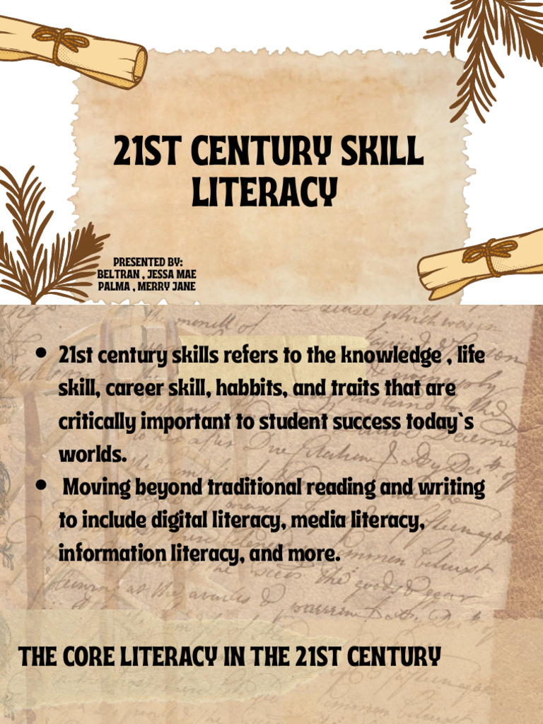 21ST Century Literacy Skill | PDF