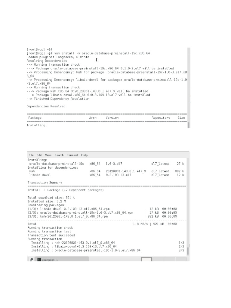 Oracle 19C Pre Install | PDF