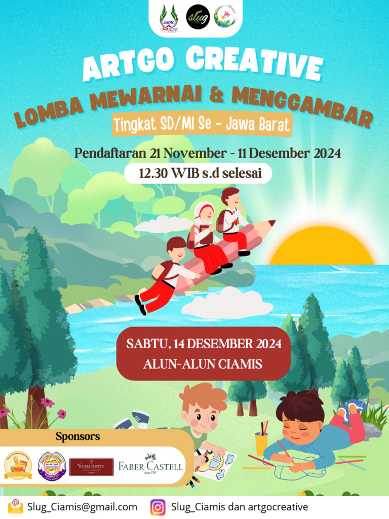 Flyer Lomba Mewarnai & Menggambar SD MI | PDF