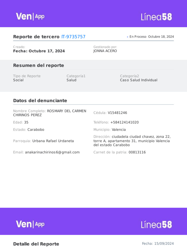 Solicitud de Tratamiento Oncológico | PDF