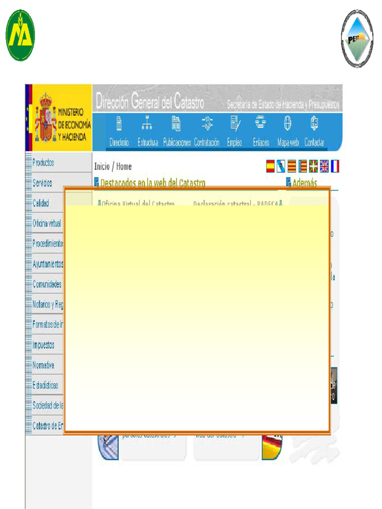 Modelo Catastral Español | PDF | Gobierno | Tecnología geográfica