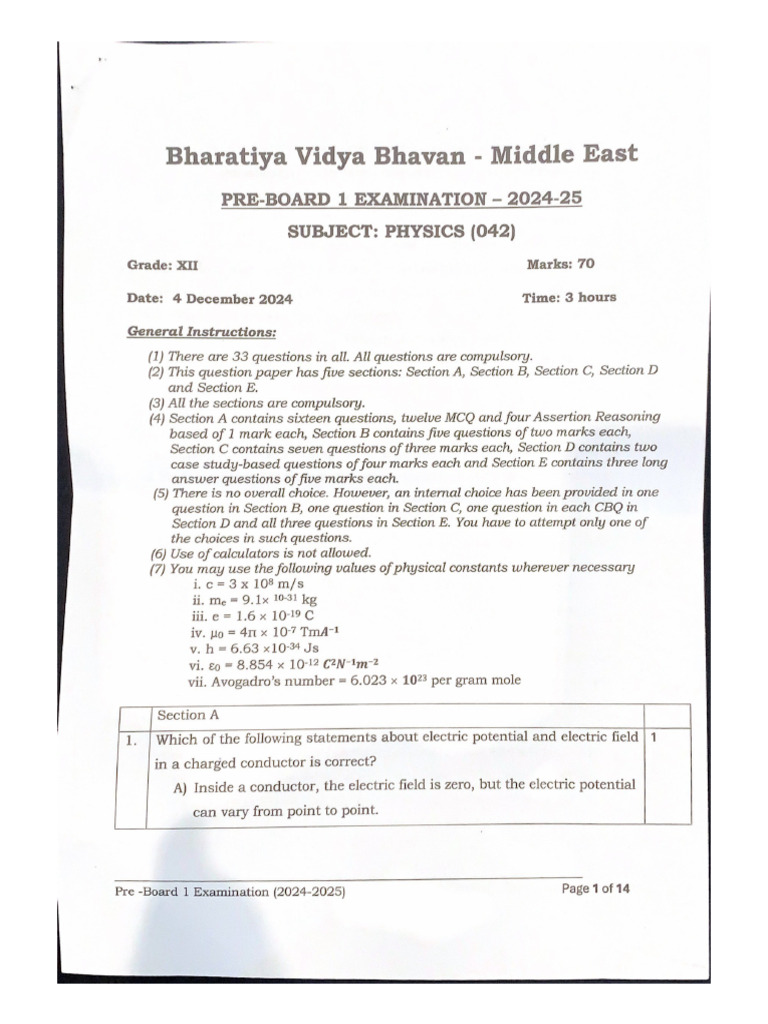 Bharatiya Vidya Bhavan - Middle East | PDF