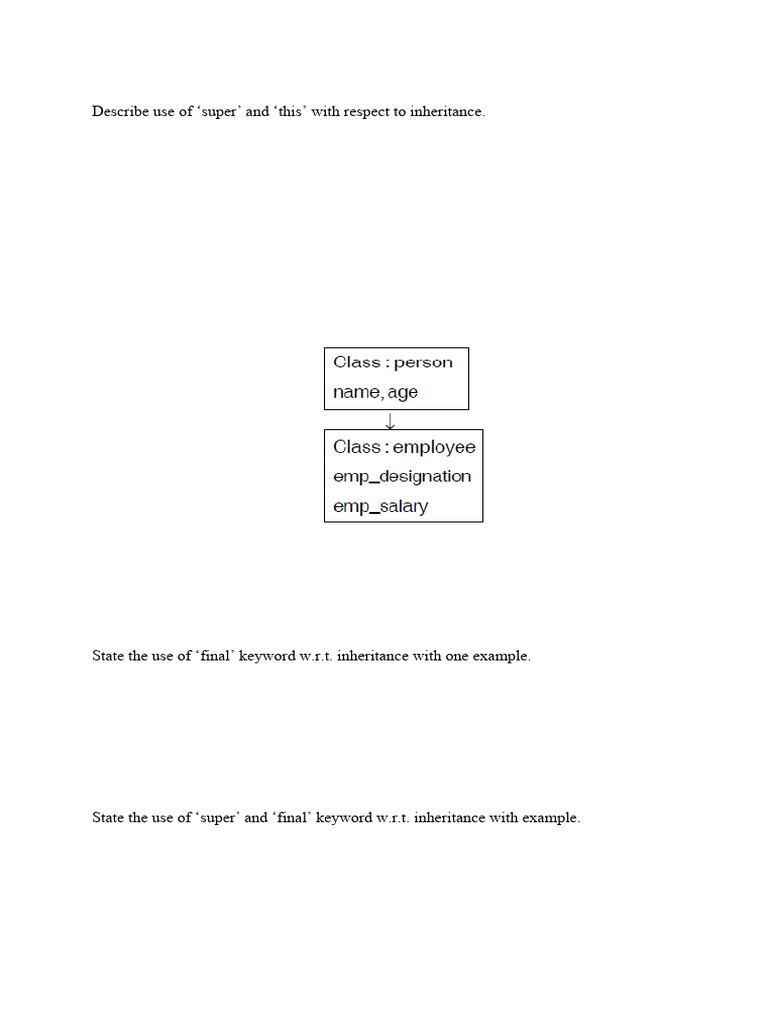 QuestionBank 1 | PDF | Method (Computer Programming) | Class (Computer ...