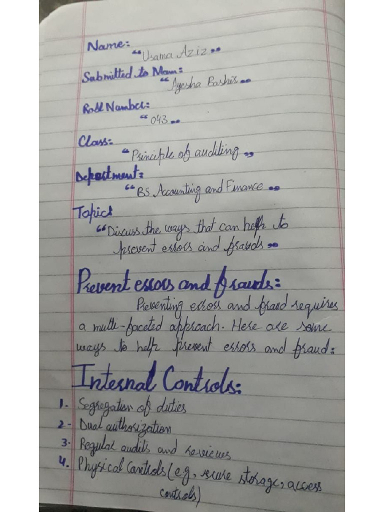 Auditing Assignment 2 | PDF