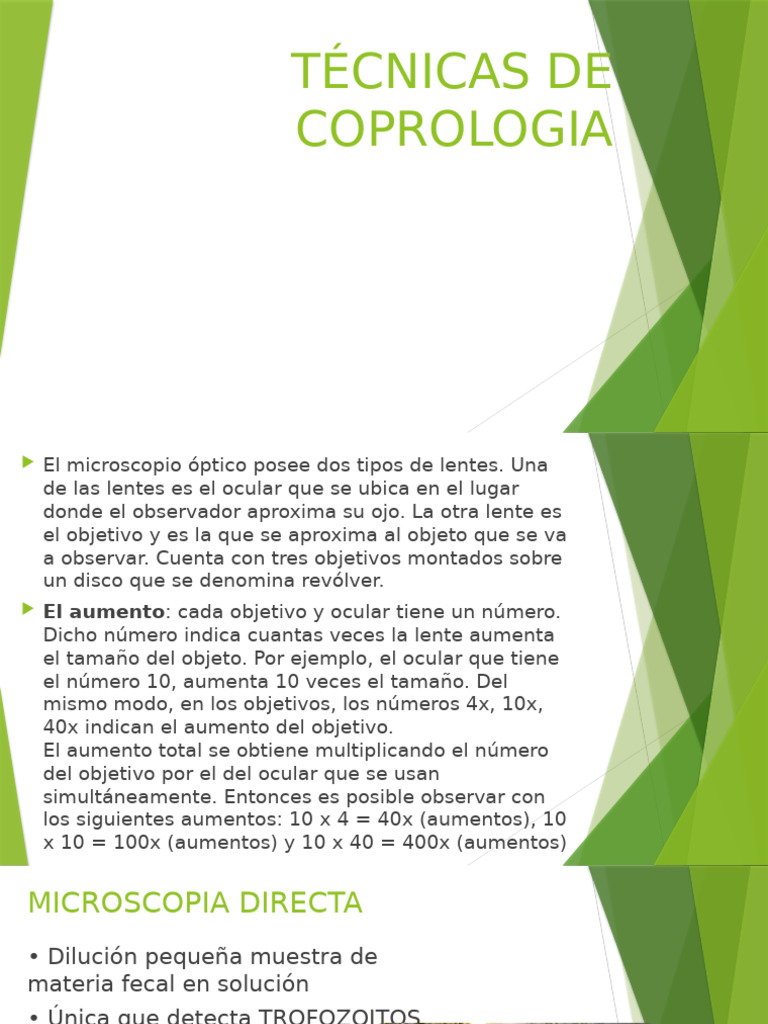 TÉCNICAS DE COPROLOGIA | PDF | Agua