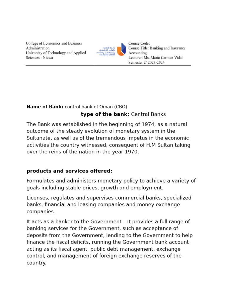 Assignment Banking | PDF | Banks | Interest