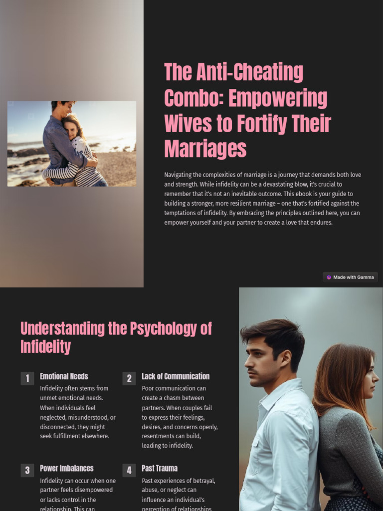 Anti Cheating Combo Pdf Intimate Relationships Infidelity