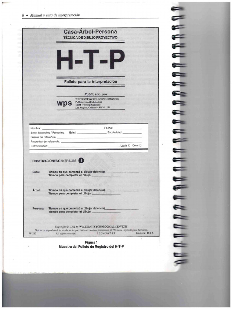 Folleto para La Interpretación HTP | PDF