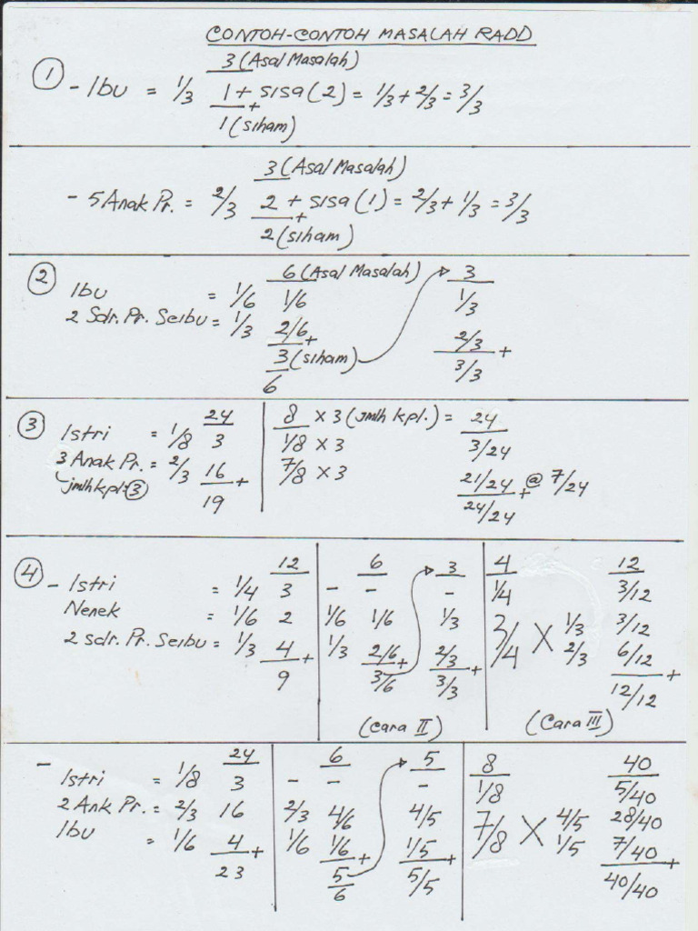 Contoh Radd | PDF