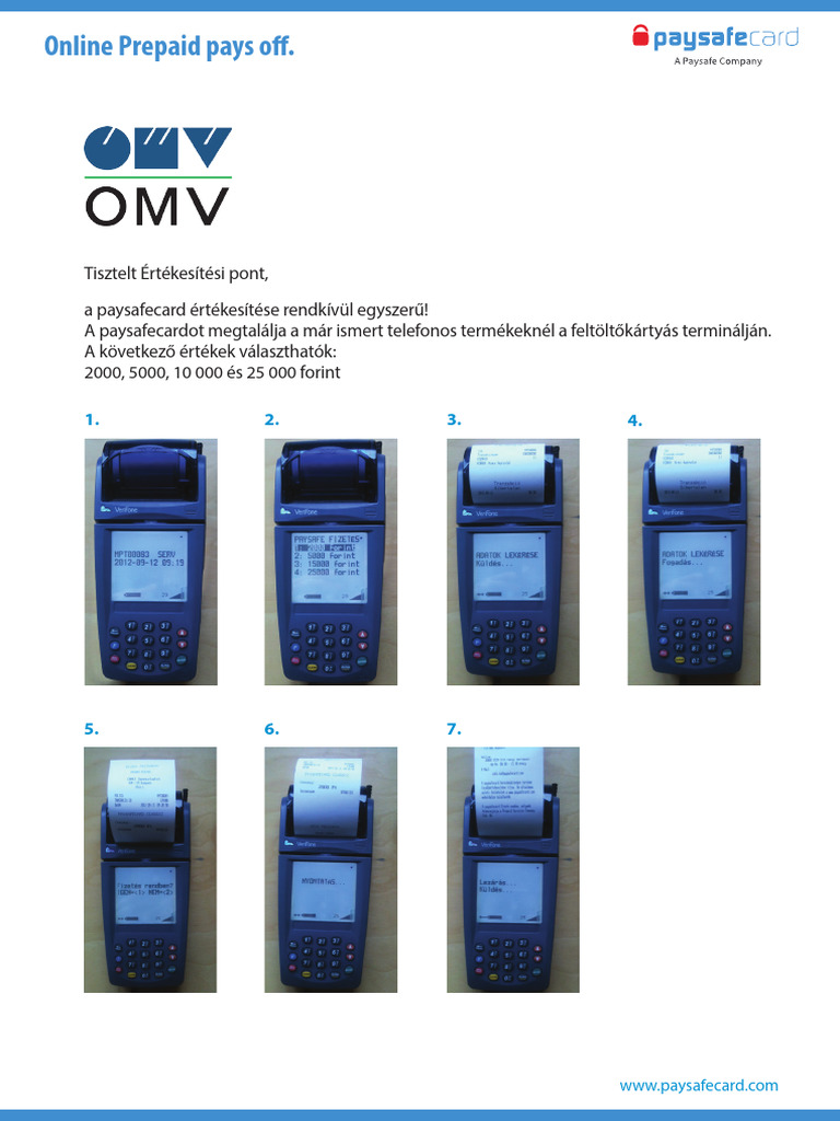 OMV Paysafecard | PDF
