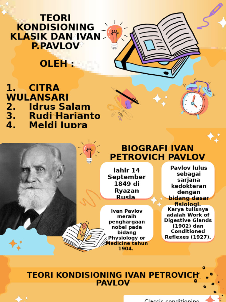 Teori Belajar Kel 5 (Ivan Pavlov) | PDF