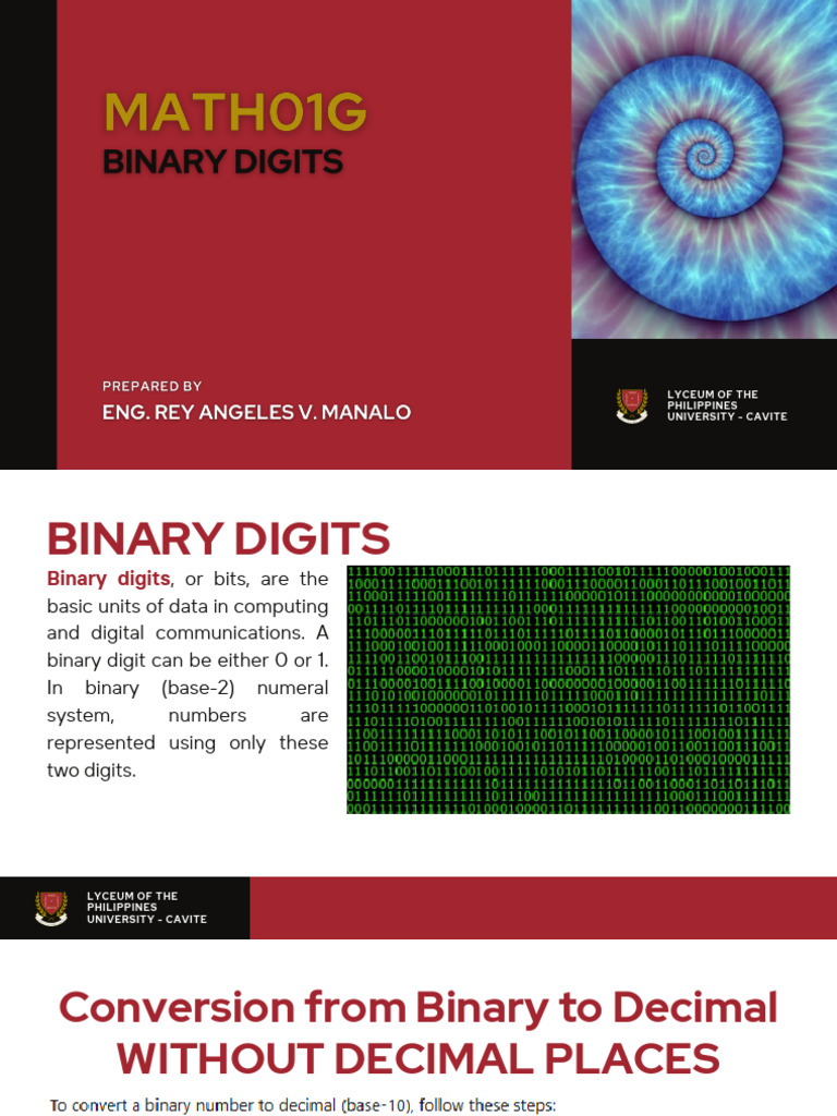 Binary Numbers | PDF
