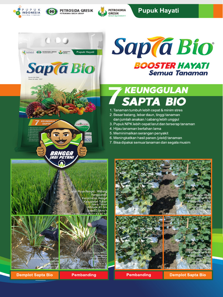 Sapta Bio Brosur - CDR 18 | PDF