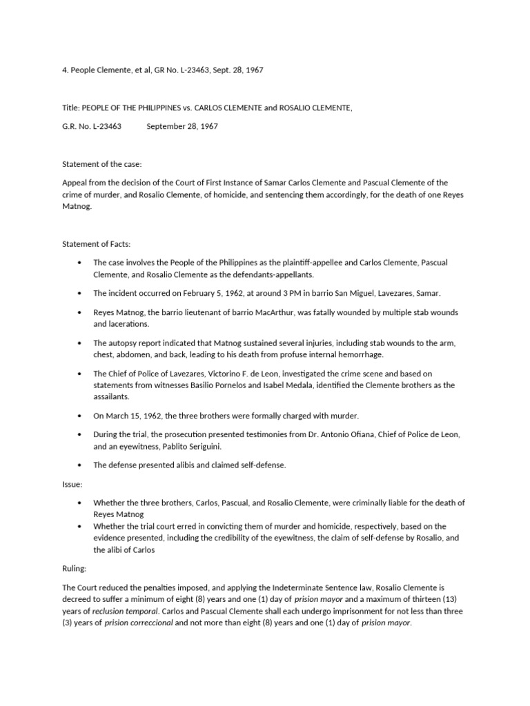 CASE-4 and 13 | PDF | Murder | Assault