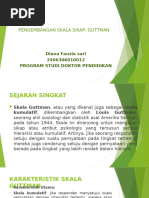 Pengertian Skala Guttman, Langkah, Dan Contohnya | PDF | Karier ...