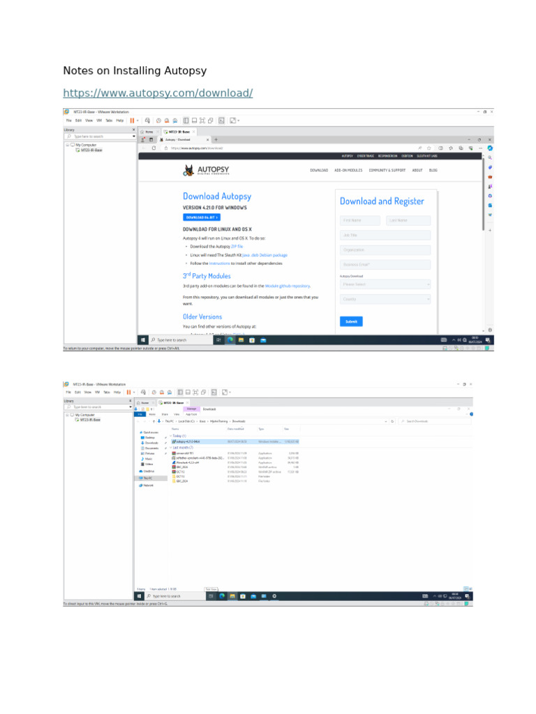 How to Install Autopsy Software | PDF